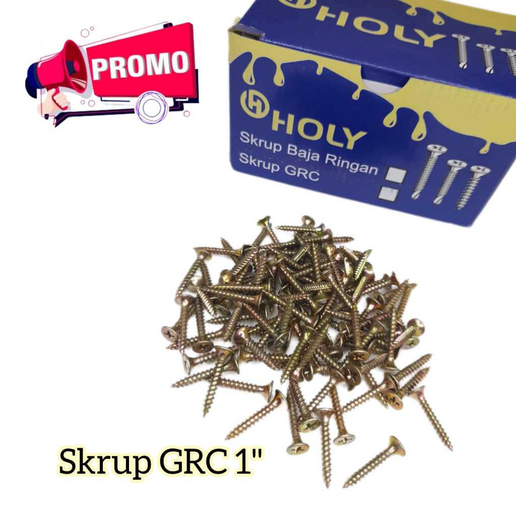 Jual Skrup Grc 1" inch Sekrup Kalsiboard Sekrup Kalsi Papan Semen ...
