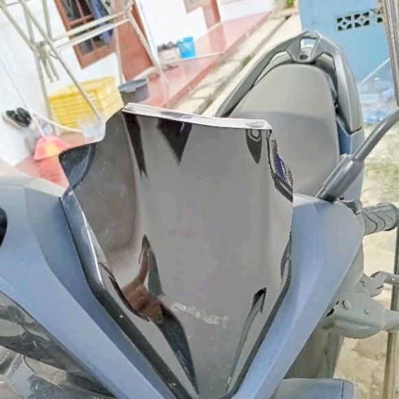 Jual visor vario 125/150 model new hitam pekat untuk tahun 2018 sampai ...