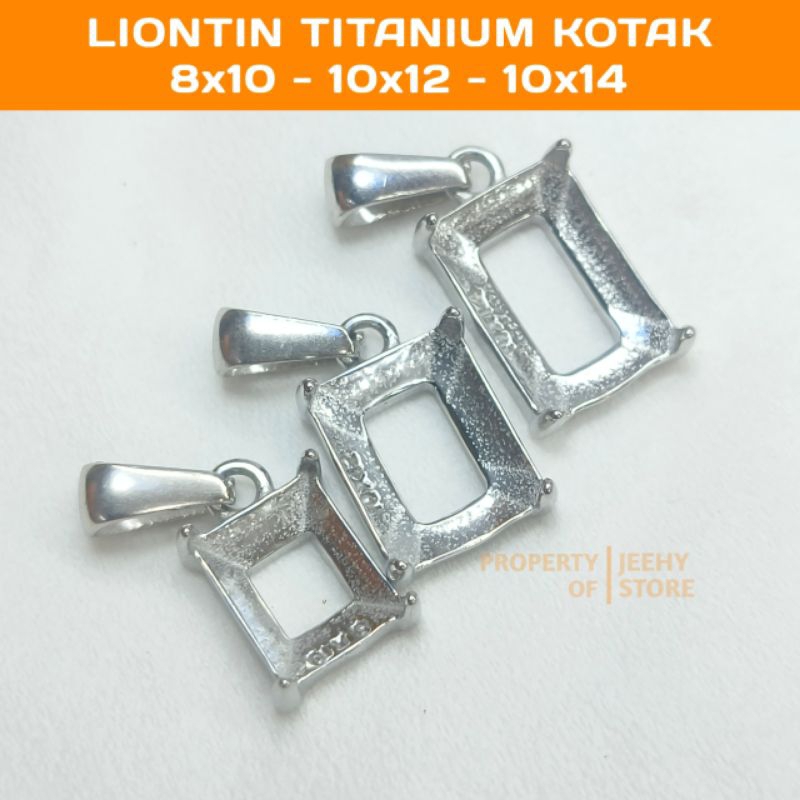 Jual RING LIONTIN TITANIUM GIGI KOTAK | Shopee Indonesia