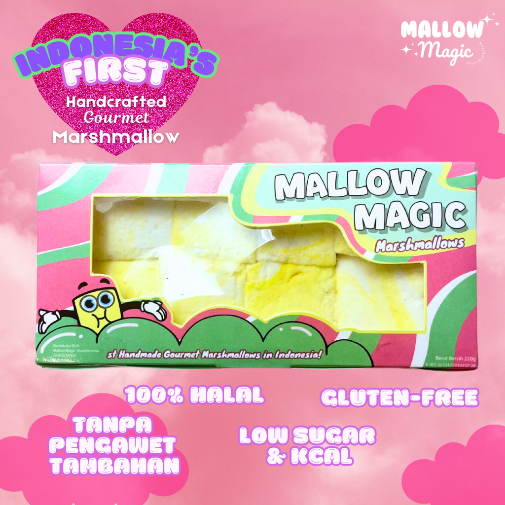 Jual Lemon Meringue Cake Magic Marshmallow - (HALAL) Big Box Version ...
