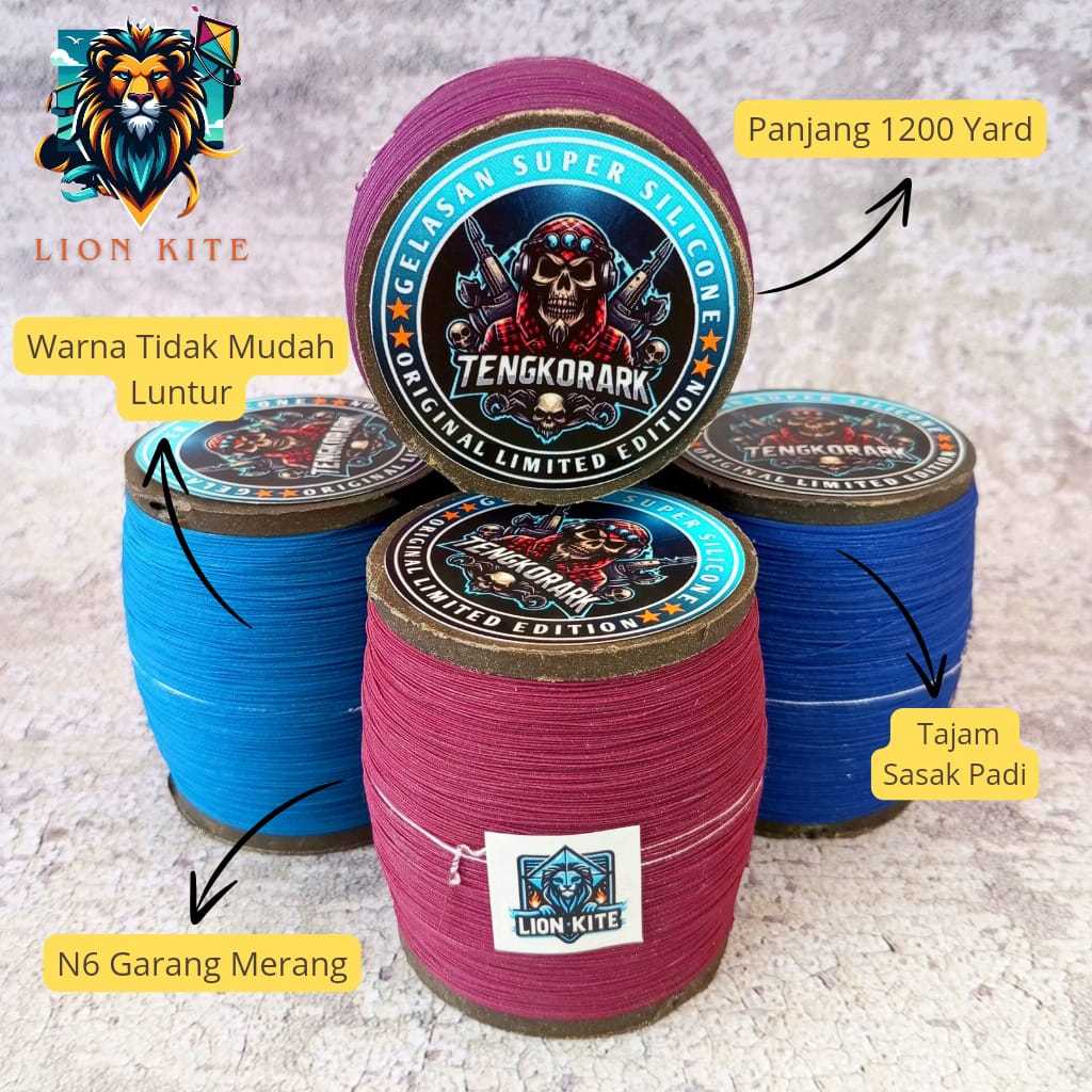 Jual Senar Gelasan Layangan Tengkorak 1200 Yard | Shopee Indonesia