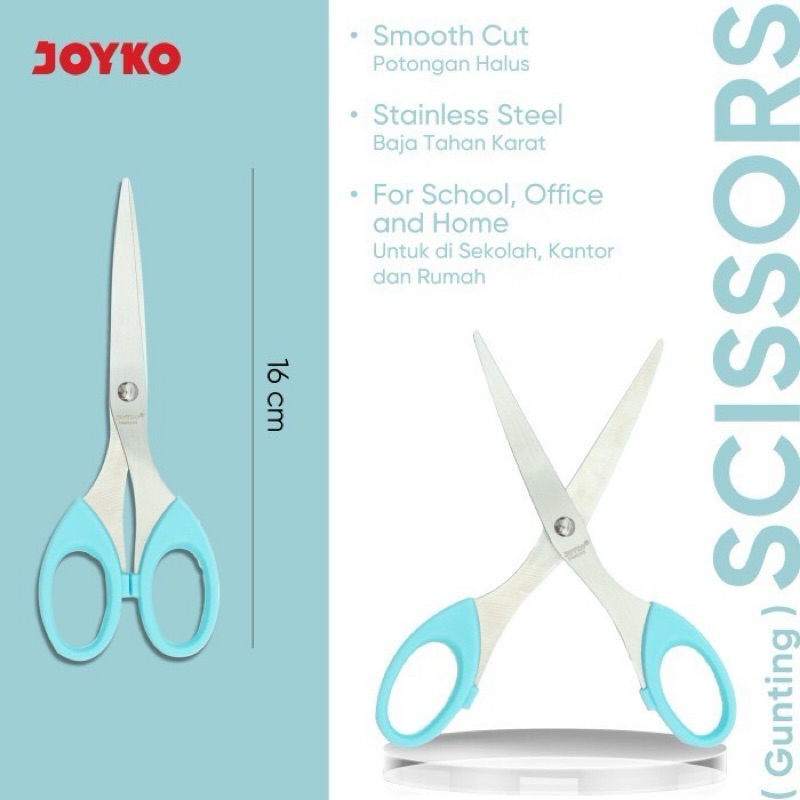 Jual Gunting Scissors Joyko SC-838PTL PASTEL COLOR | Shopee Indonesia