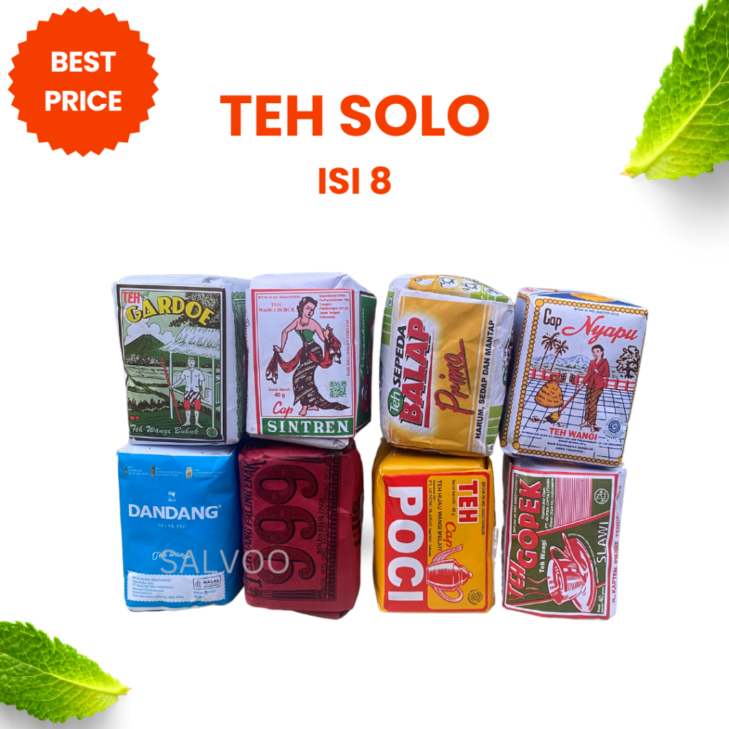 Jual Paket Teh Khas Solo | Teh Racik Solo | Teh angkringan Solo isi 8 ...