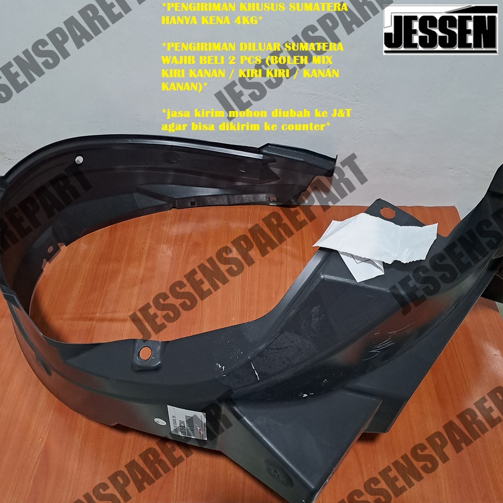 Jual LINER FENDER SPAKBOR DEPAN KANAN AVANZA ALL NEW 2022 UP TIPE Q ...