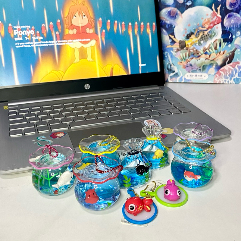 Jual (READY STOCK) Aquarium Keychain Jepang | Fishbowl Keychain ...