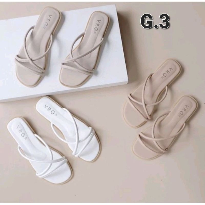 Jual SANDAL TEPLEK TALI SILANG 3 TALI G3 | Shopee Indonesia