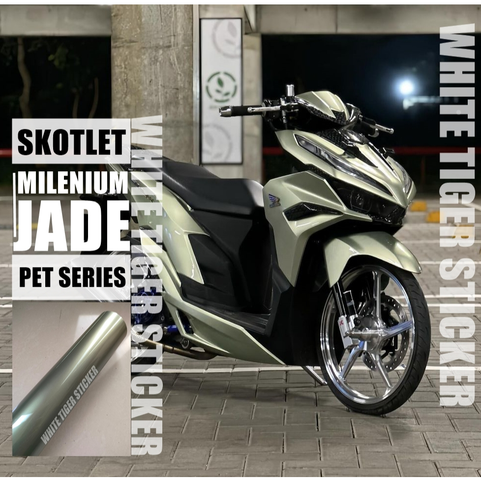 Jual SKOTLET STIKER MOTOR MILENIUM JADE PREMIUM SCOTLITE MILENIUM JADE ...
