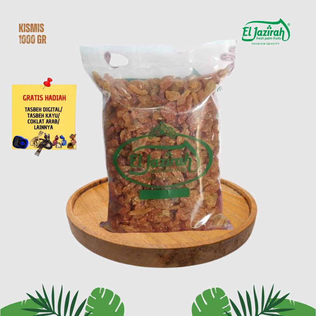 Jual El Jazirah Kismis / Raisin / Anggur Kering 1kg | Shopee Indonesia