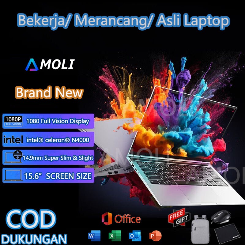 Jual Amoli [2024 Stok Tersedia] Laptop Baru Asli 15 6 Inci Upgrade