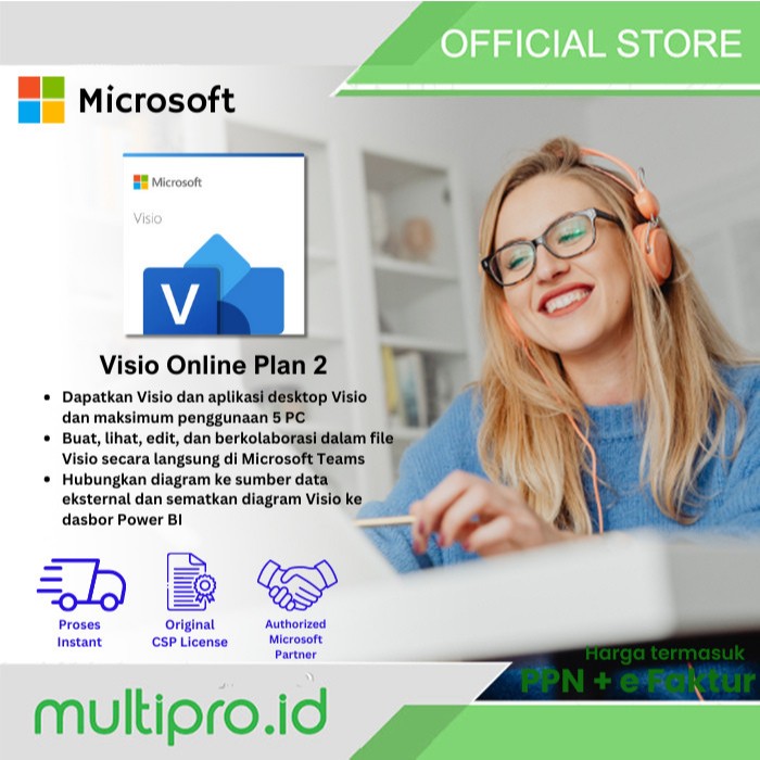 Jual Visio Plan 2 CSP Medialess Original | Shopee Indonesia