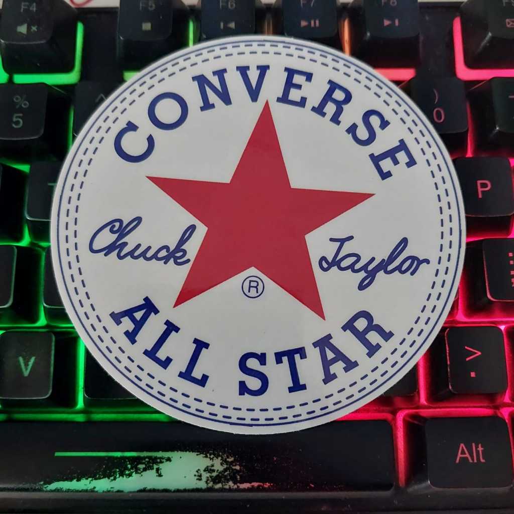 Jual Stiker Converse Brand Clothing Baju - STICKER MOTOR / STICKER HELM ...