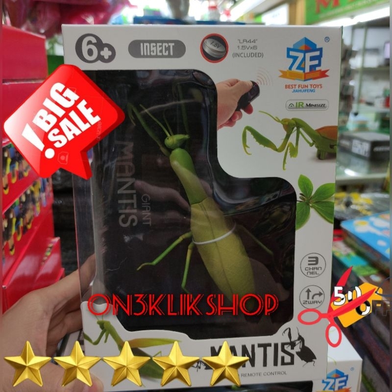 Jual Mainan remote prank mantis belalang murah | Shopee Indonesia