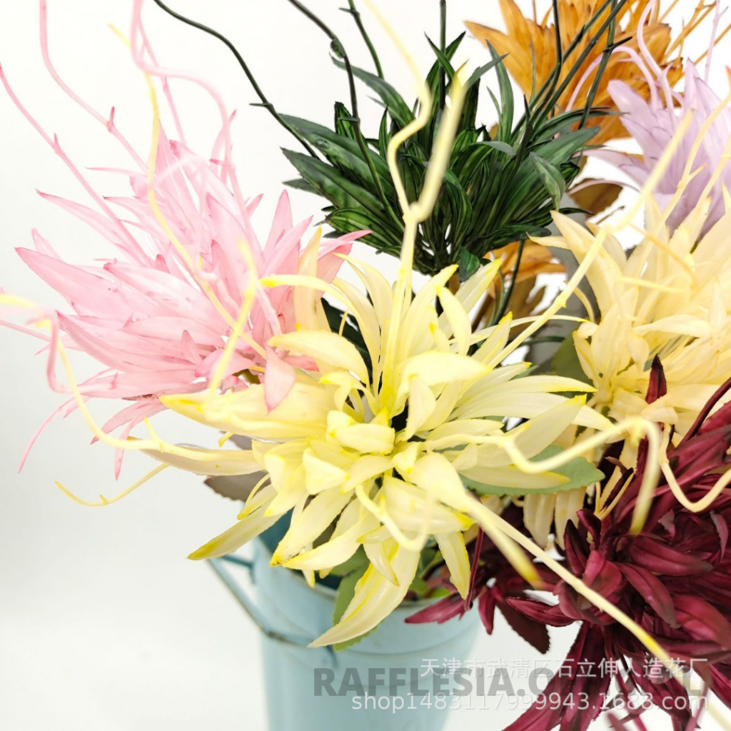 Jual Artificial Flower Cleome Flower Bunga Palsu Plastik Hias Dekorasi ...