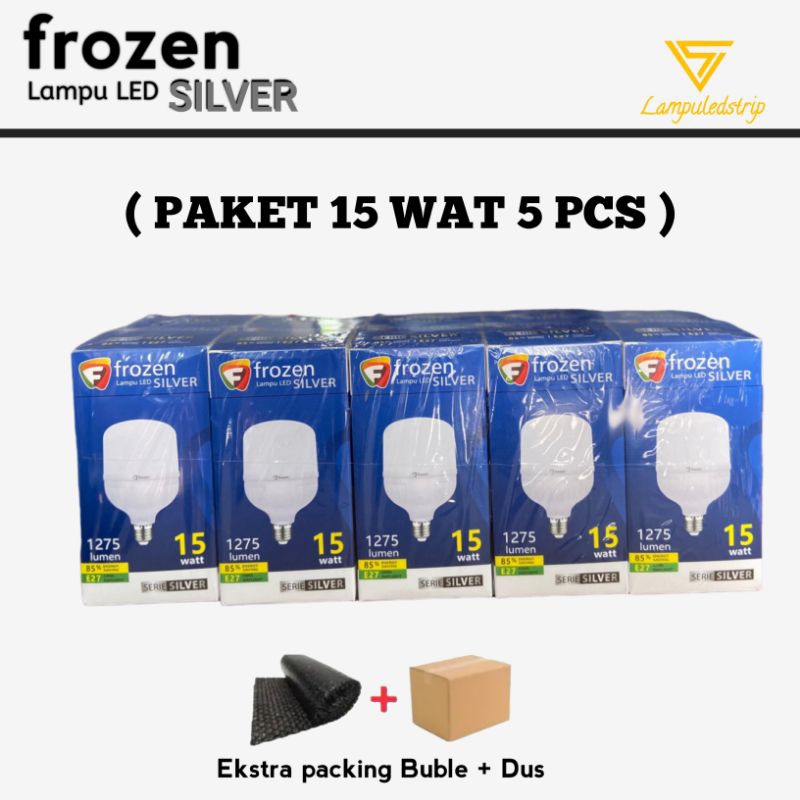 Jual PAKET 5PCS 15 WATT Lampu Bohlam FROZEN 15 WATT ISI 5PCS Cahaya ...