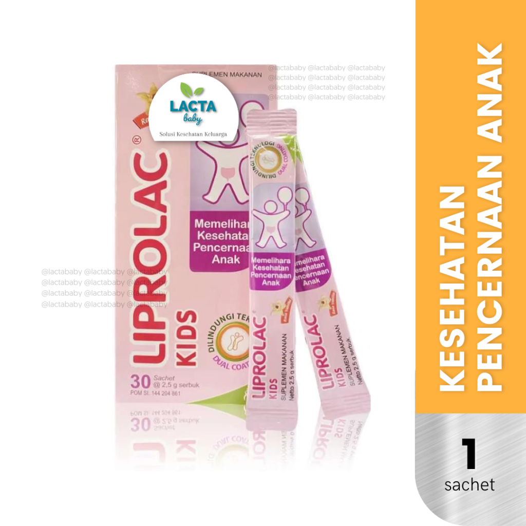 Jual Liprolac - Suplemen Probiotik dan Prebiotik Anak | per sachet | Shopee Indonesia