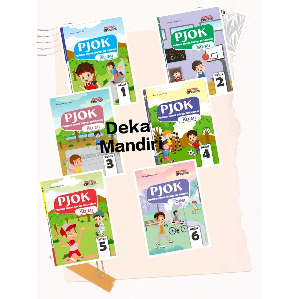 Jual Buku PJOK Untuk SD/MI Kelas 1 2 3 4 5 dan 6 Kurikulum Merdeka - Penerbit Wahana | Shopee ...
