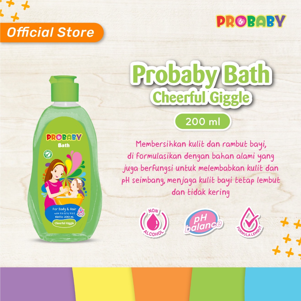 Jual Probaby Bath Cheerfull Giggle 200ml | Shopee Indonesia