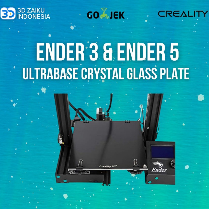Jual Creality Ender 3 dan Ender 5 3D Printer Ultrabase Crystal Glass ...