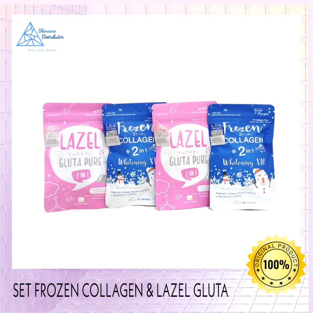 Jual ADA BARCODE SET FROZEN COLLAGEN DAN LAZEL | Shopee Indonesia