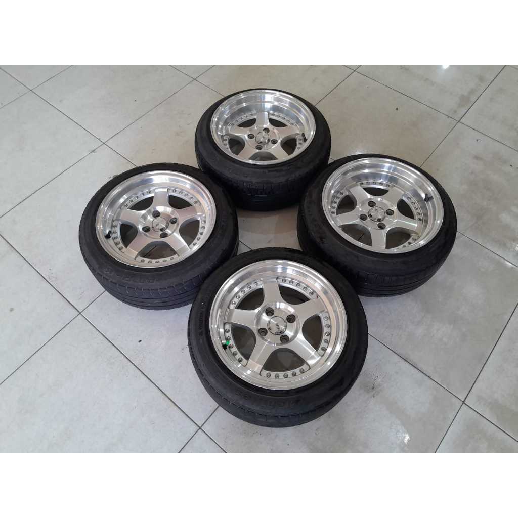 Jual VELG SECOND HSR SC-02 RING 15x7/85 PCD 4x100 BAN 175 55 RING 15 ...