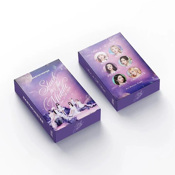 Jual photocard BabyMonster Stuck In The Middle 2 sisi 55pcs agk102 (3i1) | Shopee Indonesia