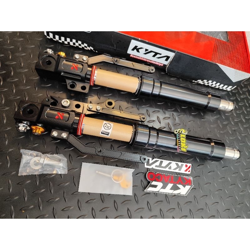 Jual Shock Depan Upside Down KTC Kyta Kytaco UDF 11 Aerox Black ...
