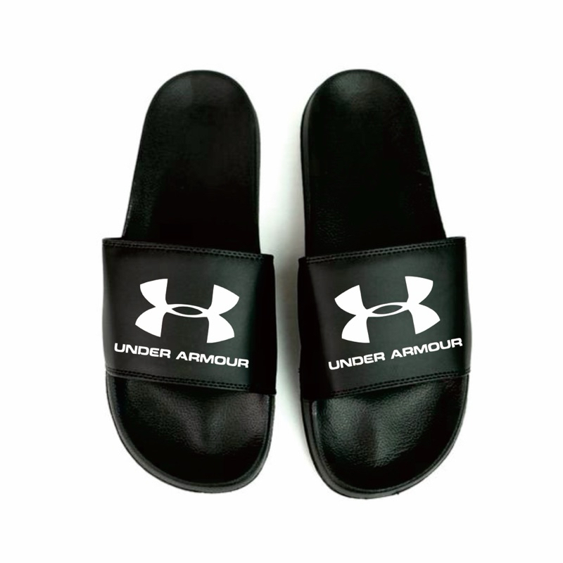 Jual sendal under armour slip on full karet anti licin Sandal Slide ...