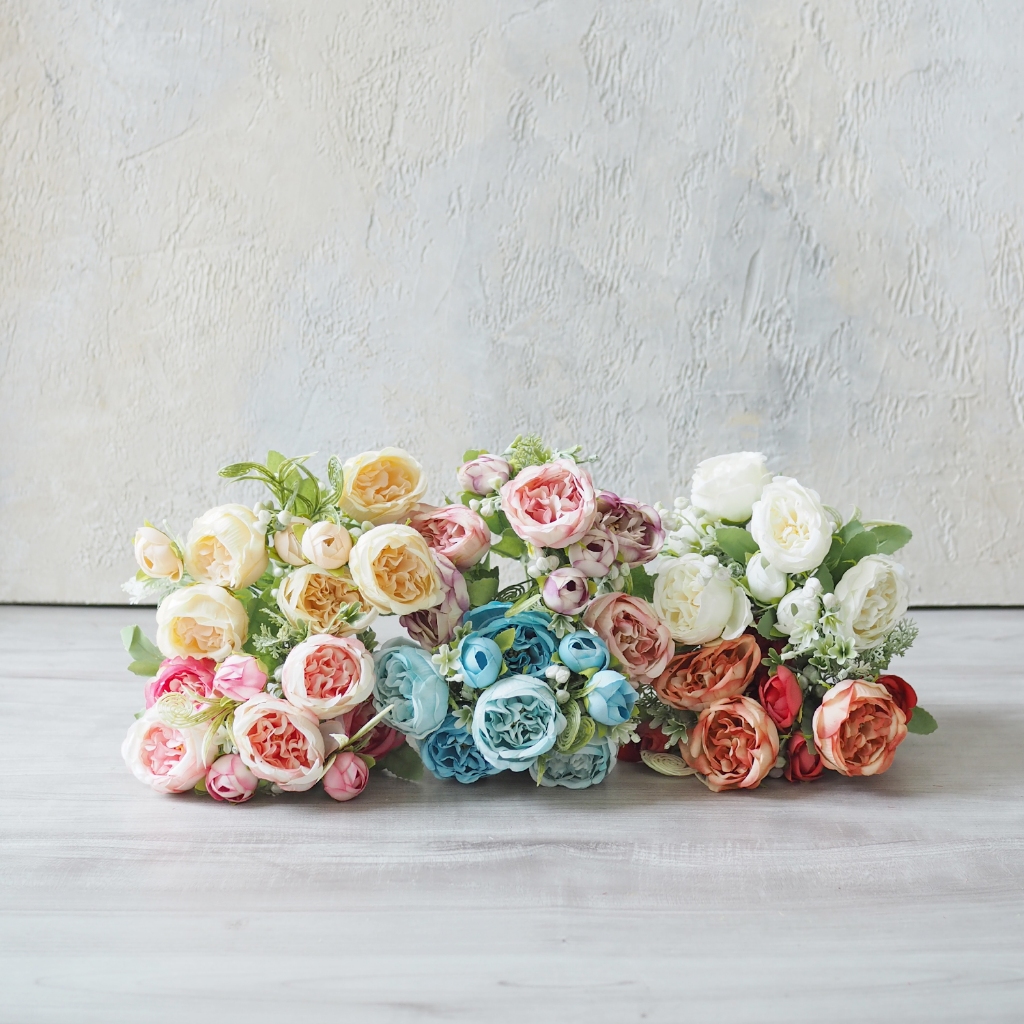 Jual Bunga Artificial Peony Mini Berry Gradasi (B21136) | Shopee Indonesia