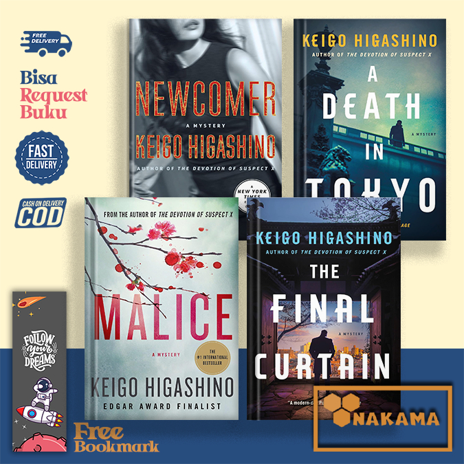 Jual The Kyoichiro Kaga (4 book series) Malice | Newcomer | Death in ...