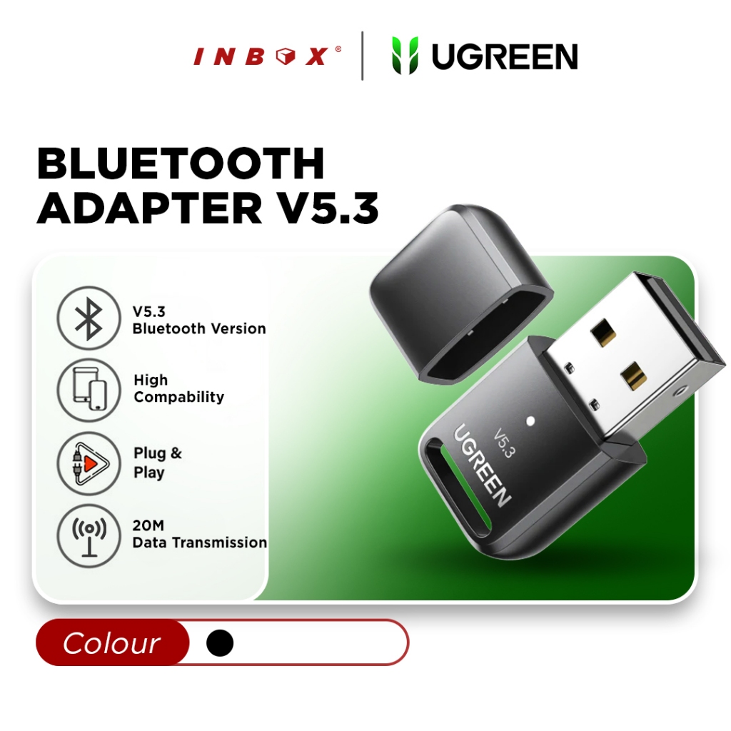Jual Ugreen Wireless USB Bluetooth 5.3 Dongle Receiver Transmitter ...