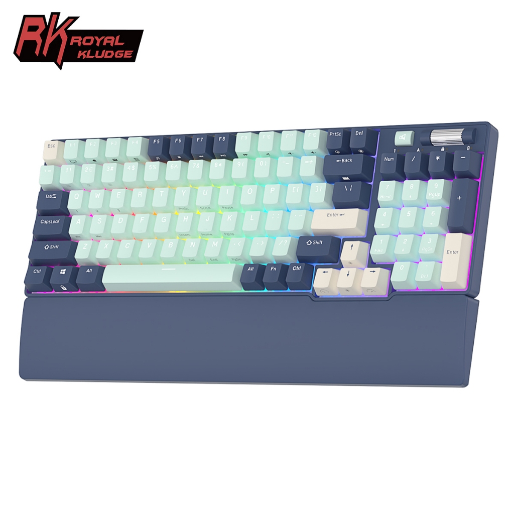 Jual Royal Kludge RK 96 Forest Blue 96 Key Gaming Keyboard | Shopee ...