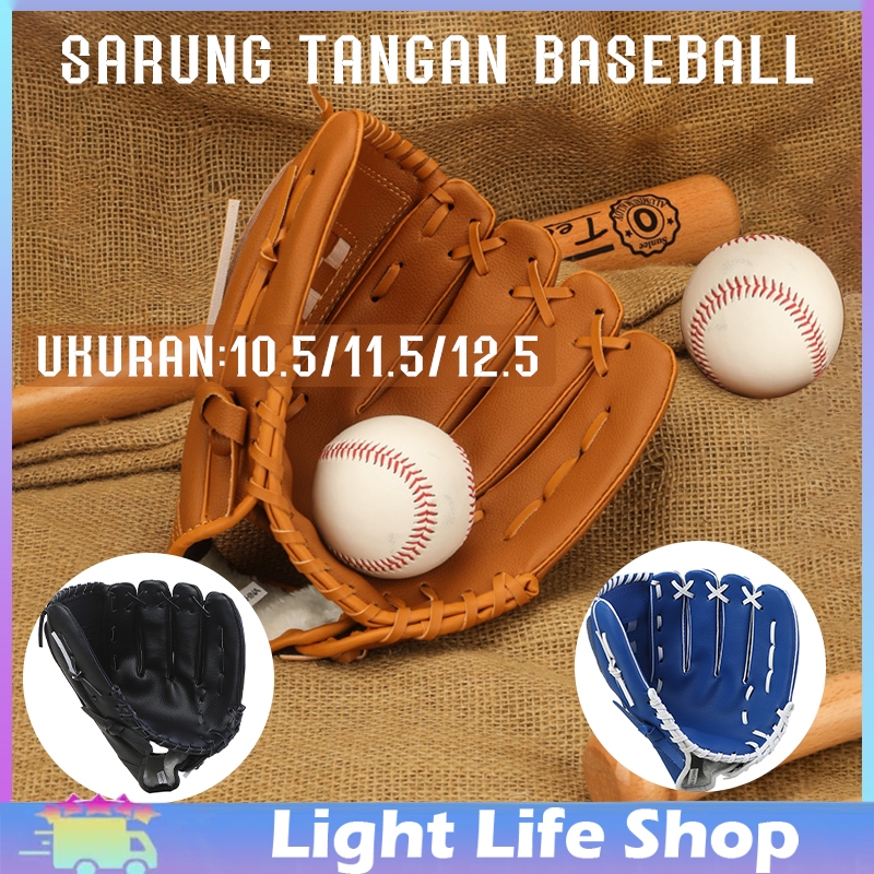 Jual Glove Softball Baseball Coklat 10.5Inch/11.5Inch/12.5Inch Sarung ...