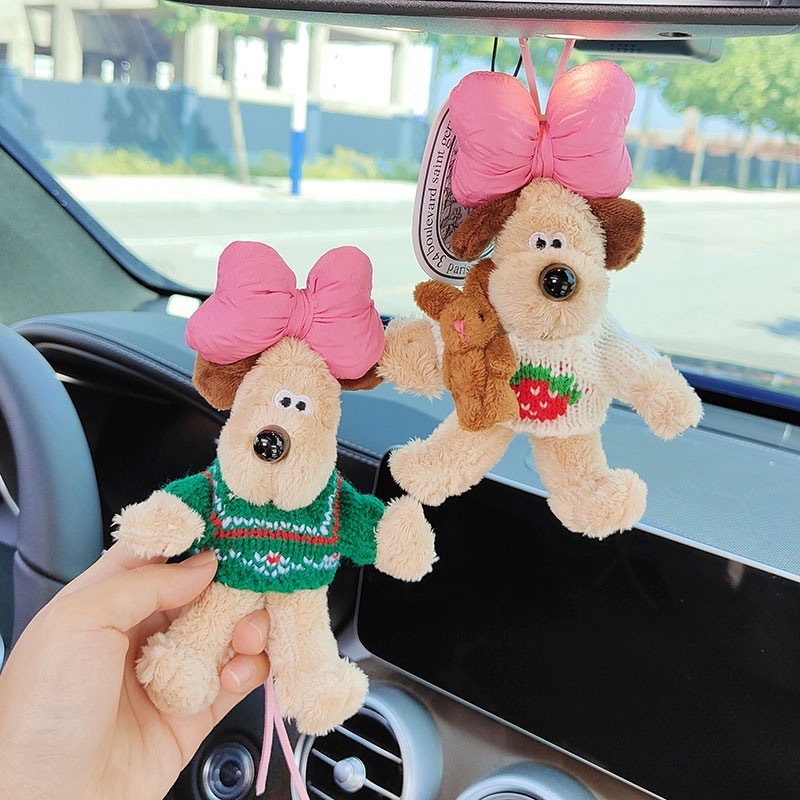 Jual Gantungan Kaca Spion Tengah Boneka Lucu Bahan Lembut/ Hiasan Mobil ...