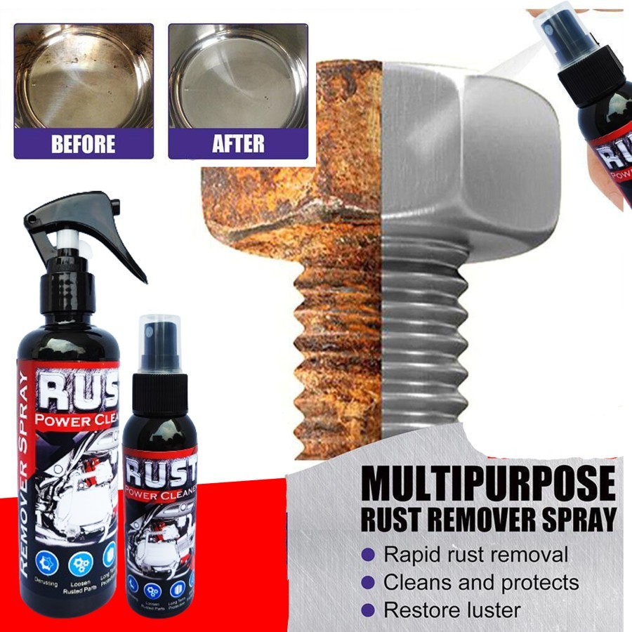 Jual Penghilang Karat Besi Spray Anti Karat Rust Remover Pro Pembersih Noda Bandel Premium ...