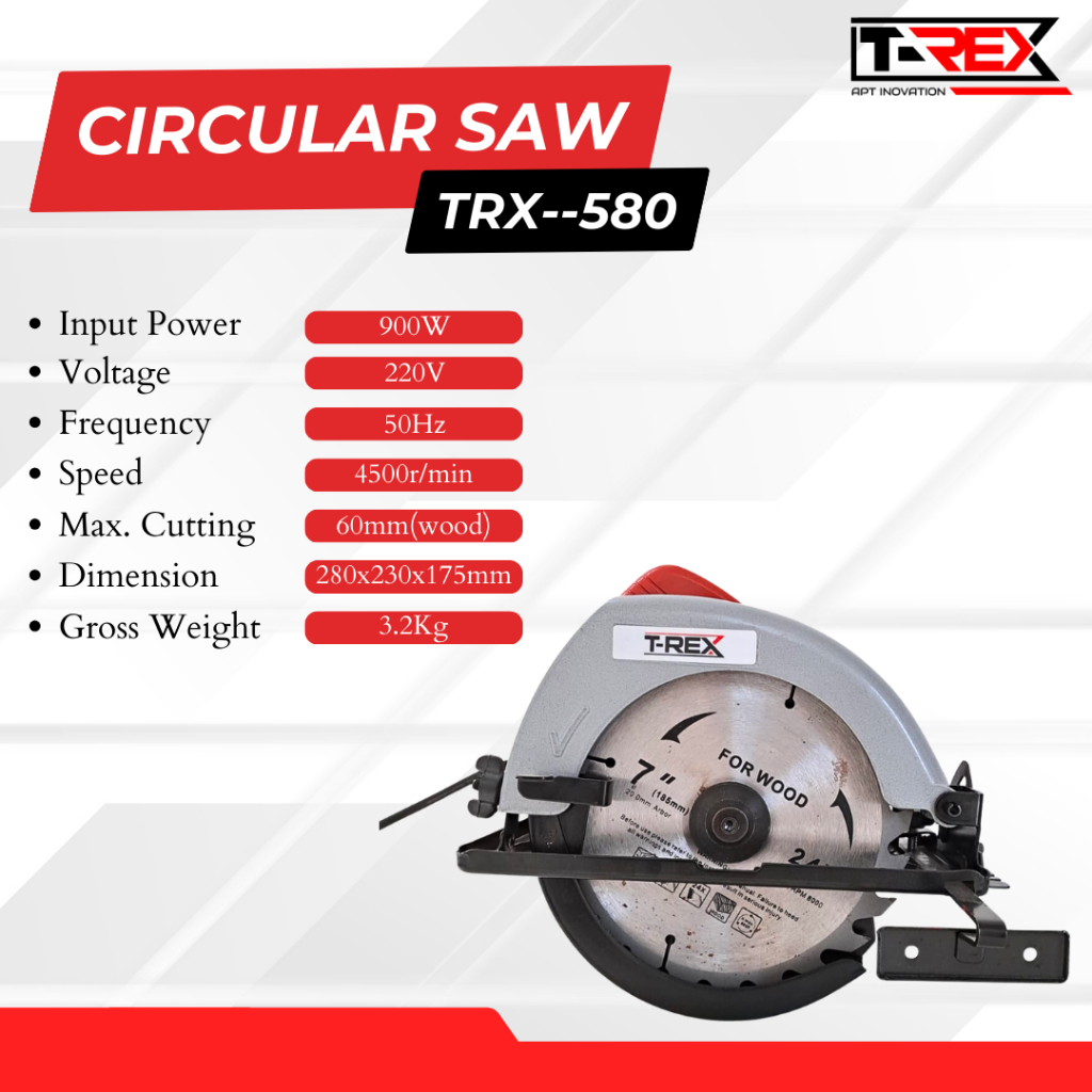 Jual TREX Gergaji Multifungsi Circular Saw Mesin Potong Kayu Mesin ...