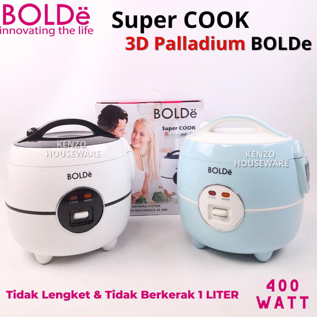 Jual Rice Cooker 1 Liter BOLDE Super Cook Penanak Nasi Beras Magic Com ...