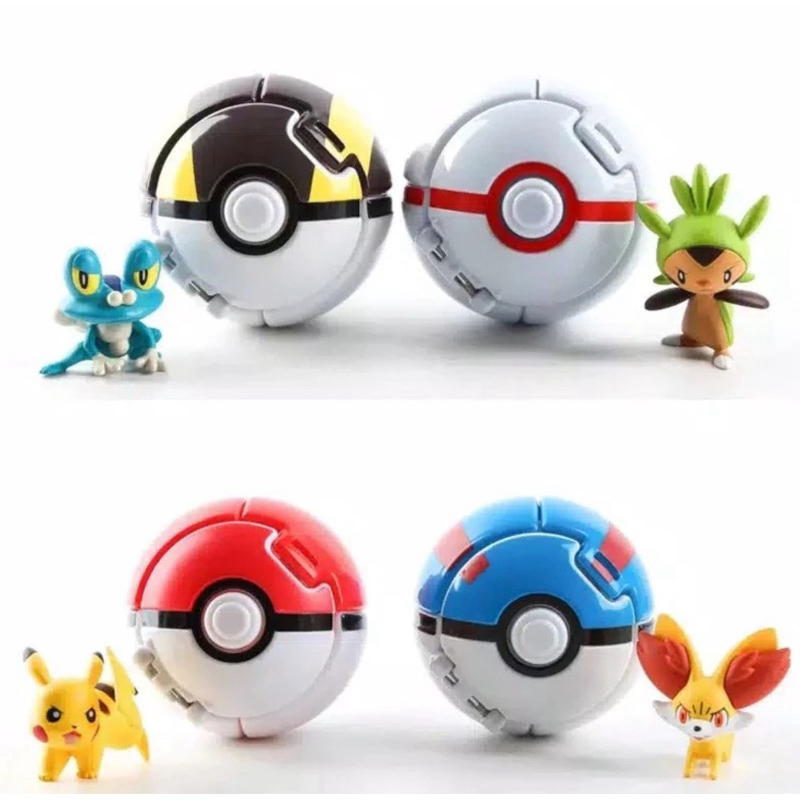 Jual Pokeball Lempar Action Figure, Poke ball, Great ball, Premiere ...