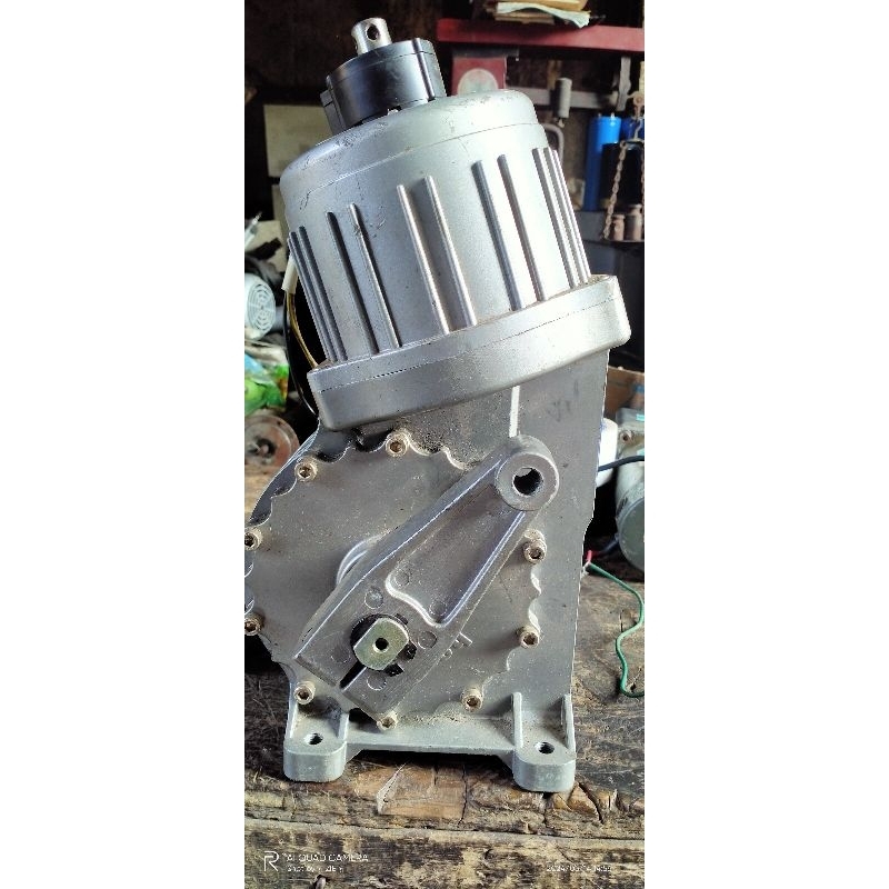 Jual AC Motor Gearbox 220V Ex Barrier Gate bekas palang pintu Ratio 1: ...