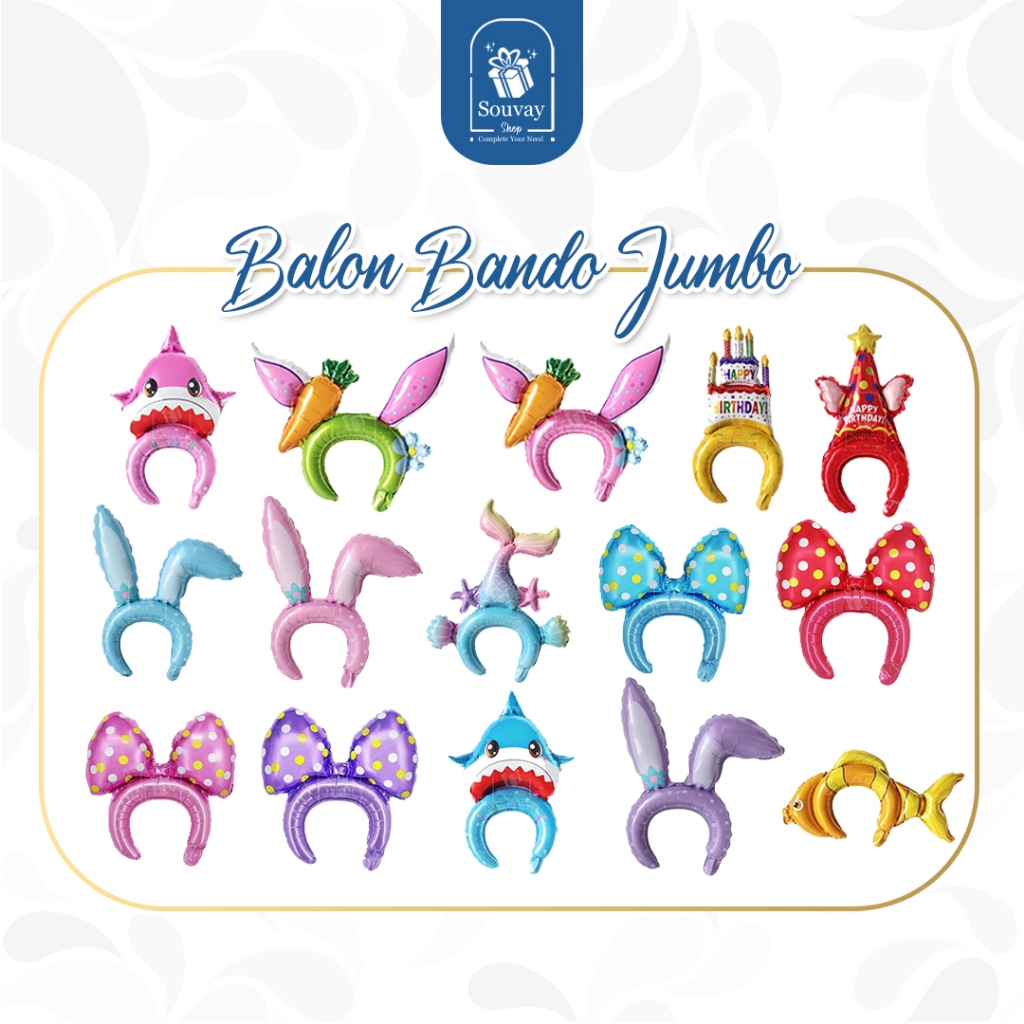 Jual 1PCS - BALON BANDO JUMBO - Balon Bando Karakter Binatang Hewan ...