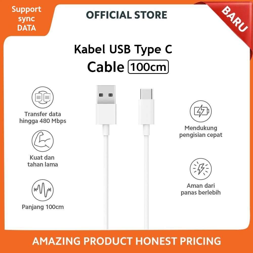 Jual Kabel Usb Type C Fast Charging Usb Data Cable Type C Original ...