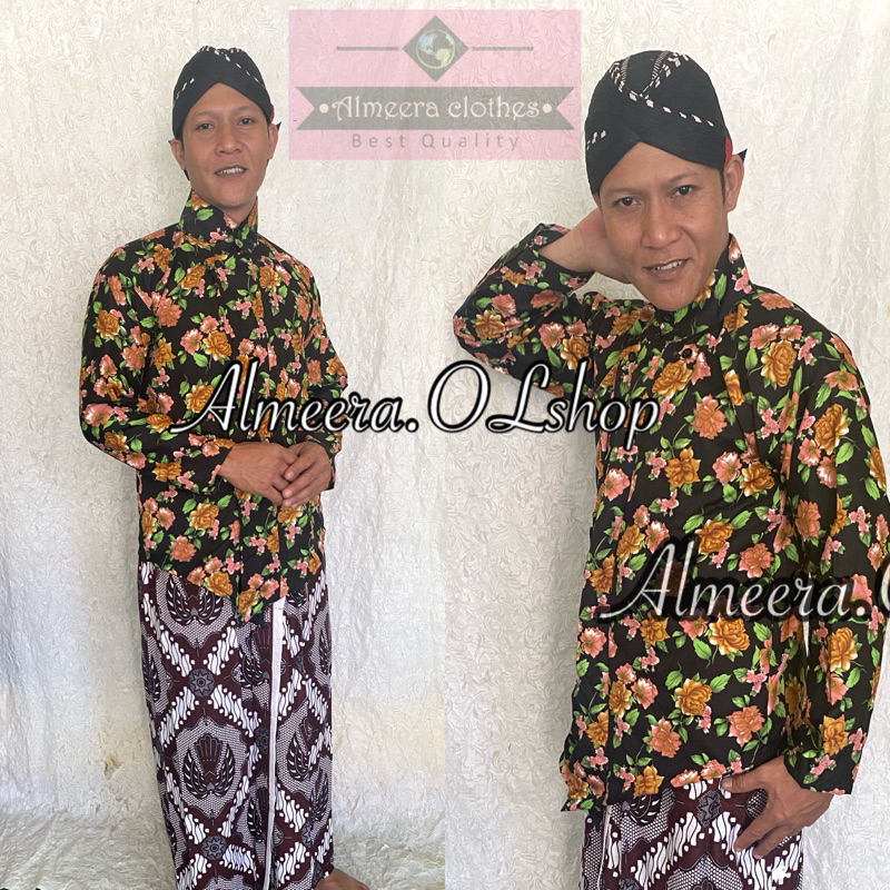 Jual surjan kembang raja keong istimewa warna bunga oren kuning ...