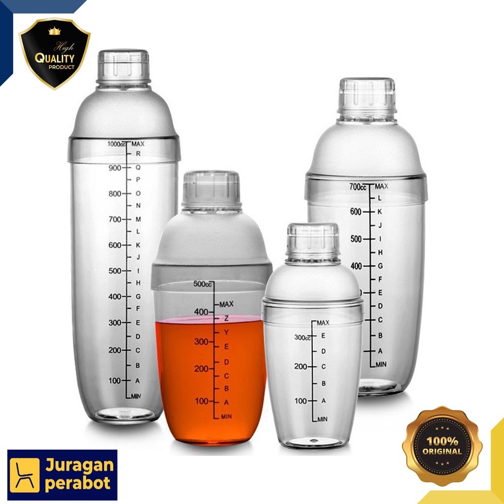 Jual LANGSUNG ATC Cocktail Shaker Koktail Set Drink Shaker 53 ML 7 ML 1 ...