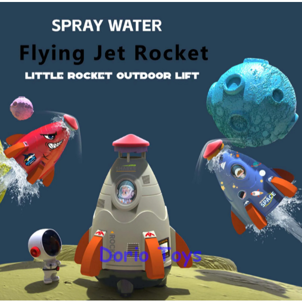 Jual Mainan Roket Air - Flying Jet Rocket Percikan Peluncur Bertenaga ...