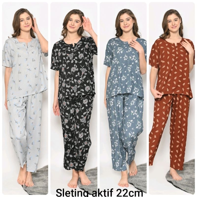 Jual ONE SET PIYAMA RAYON | Shopee Indonesia