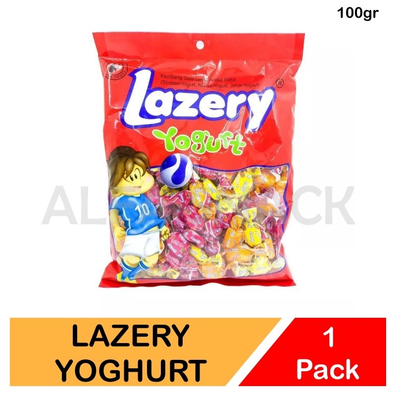 Jual Permen Sugus Lazery Yoghurt Kemasan Pack 100gr | Shopee Indonesia