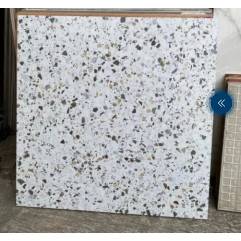 Jual granit lantai 60x60 motif terazzo infinity Venice white matt oasis | Shopee Indonesia