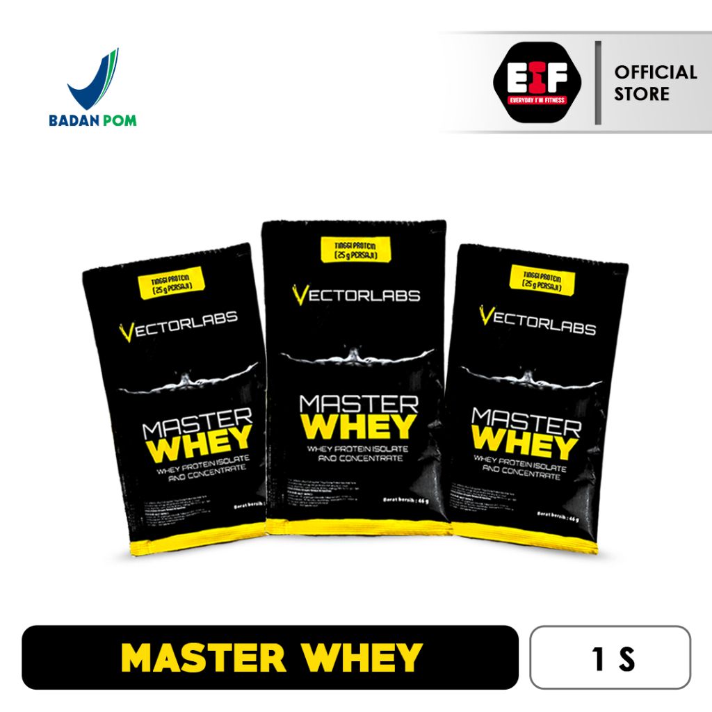 Jual VECTORLABS Master Whey 1 Sachet 45 Gram - Trial Pack | Shopee ...