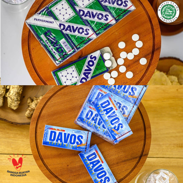 Jual Permen Davos Lux dan Mini Rasa Peppermint - Mint 1 Box isi 20 pcs | Shopee Indonesia