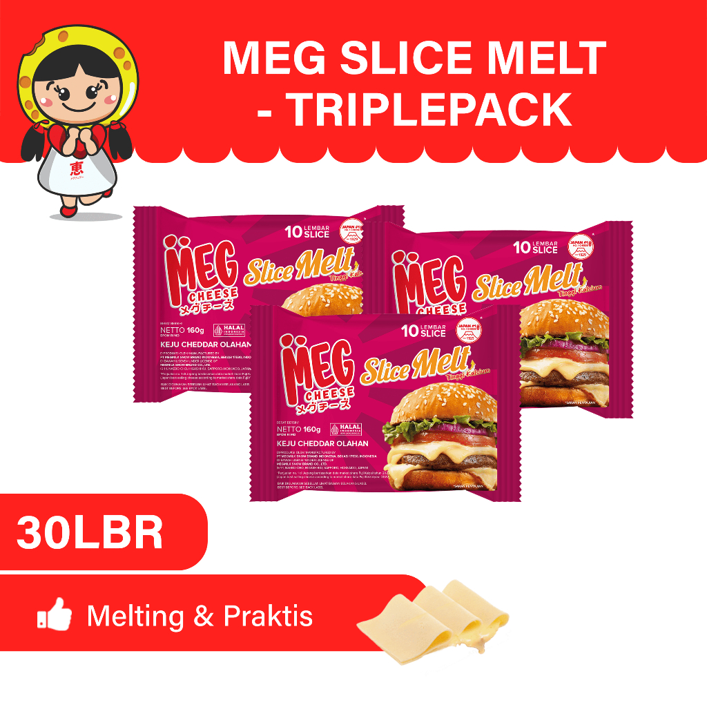 Jual MEG Slice Melt 10 slices - 3pcs | Shopee Indonesia