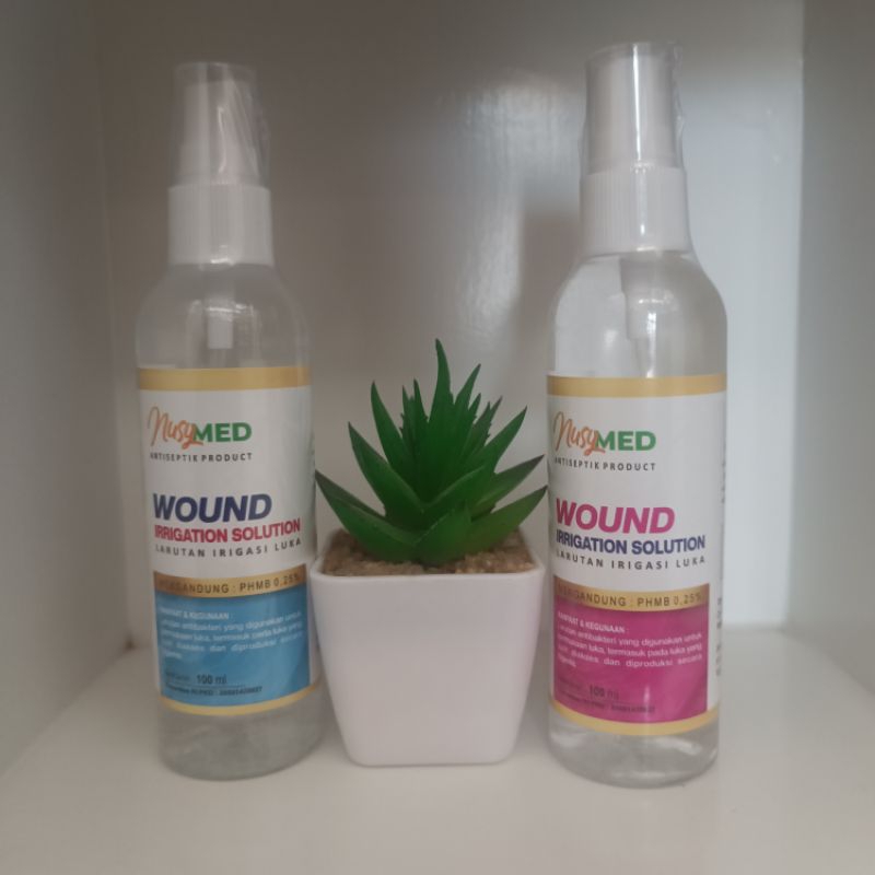 Jual NusyMed Wound Irrigation Solution-PHMB-Larutan Irigasi Luka 100ml- PHMB | Shopee Indonesia